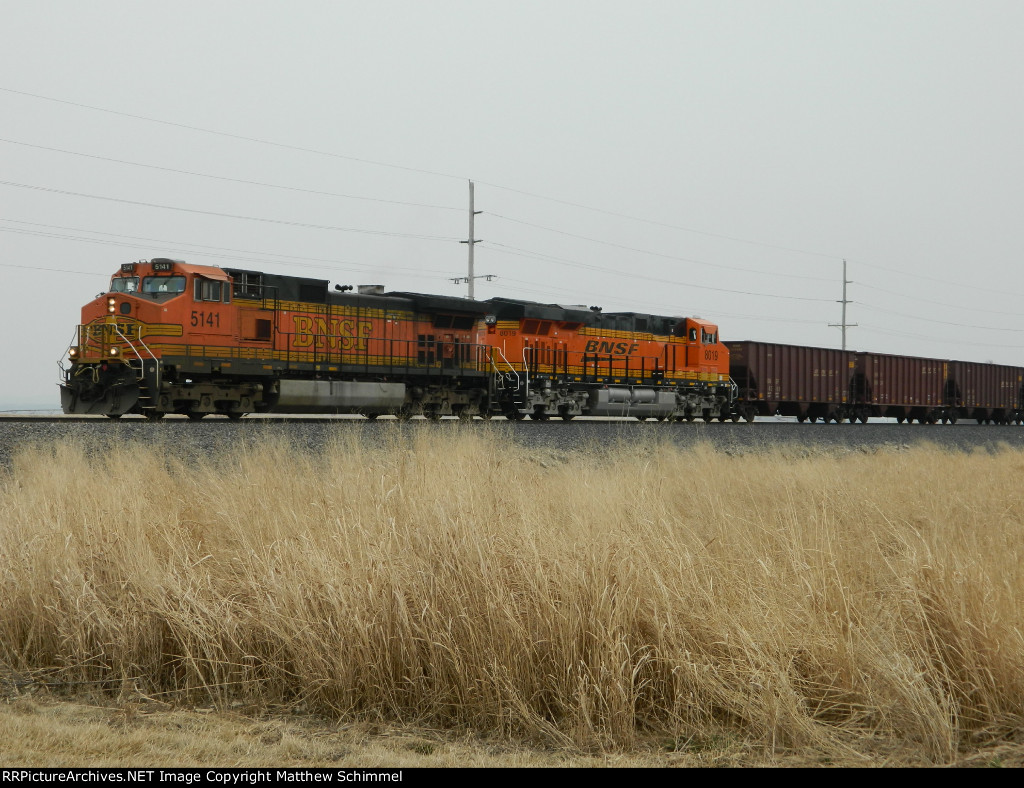 Empty Taconite Rolling Into Elsberry